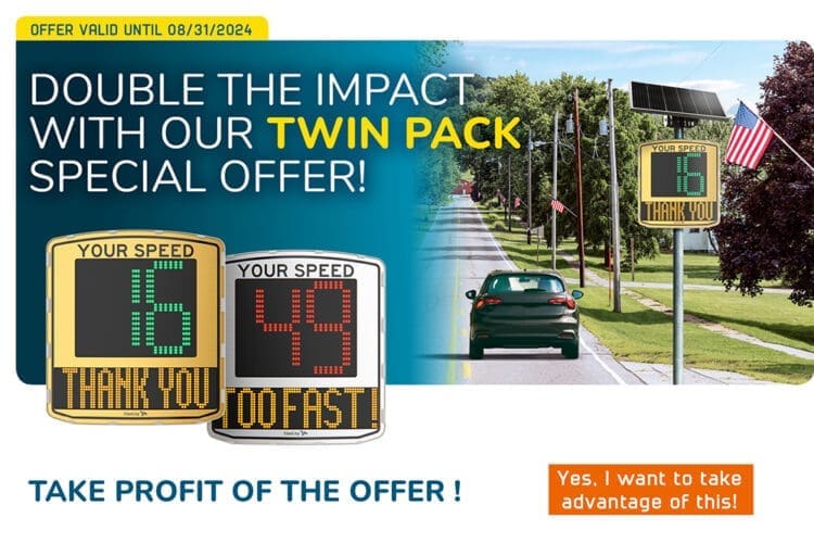 EVOLIS Vision: LED Digital Speed Limit Sign